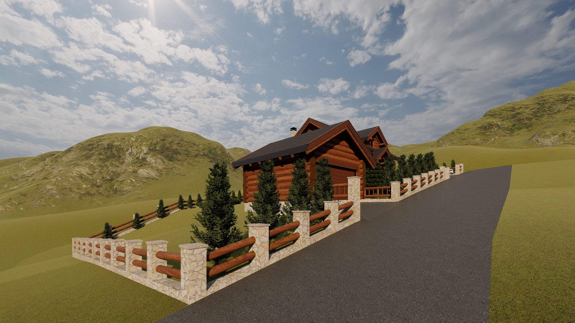 Objekat 7 – Etno Gajevi – Brvnare, Drvene kuće od balvana i drveni nameštaj (enterijer i eksterijer)